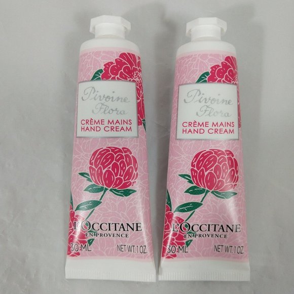 L'OCCITANE | Skincare | Loccitane Pivoine Flora Peony Hand Cream Oz 3ml X 2 New | Poshmark